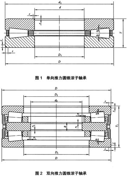 推力圆锥滚子轴承(GB/T 4663—1994)